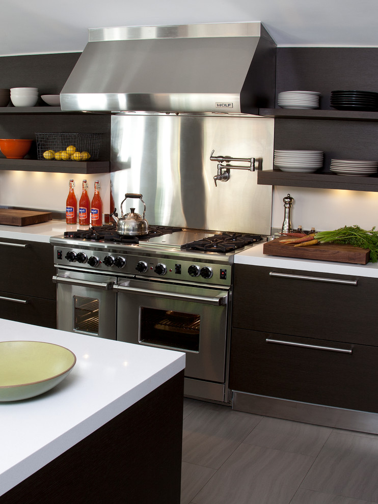 Arclinea Kitchen - Portolla Valley - Modern - Kitchen - San Francisco ...