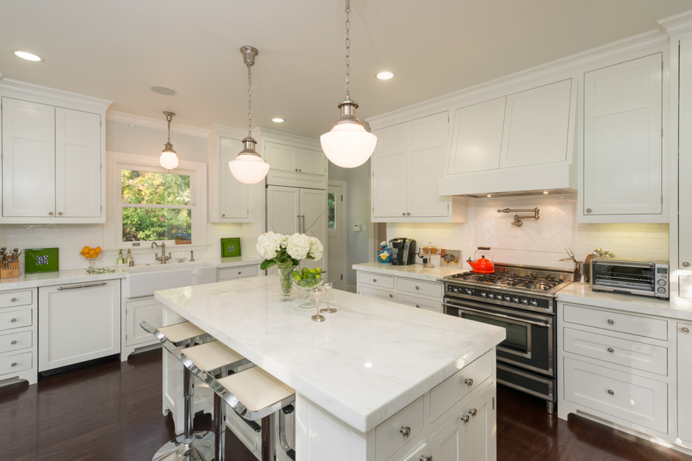 Arden - Traditional - Kitchen - Los Angeles - by Combined Construction ...