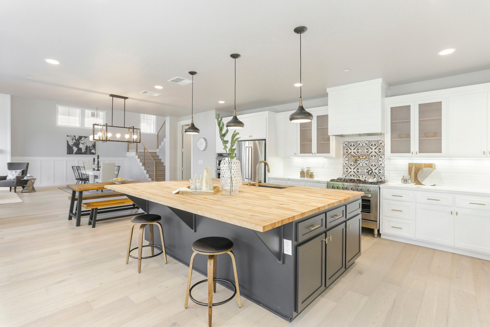 Arden Park Modern Farmhouse - Farmhouse - Kitchen - Sacramento - by ...