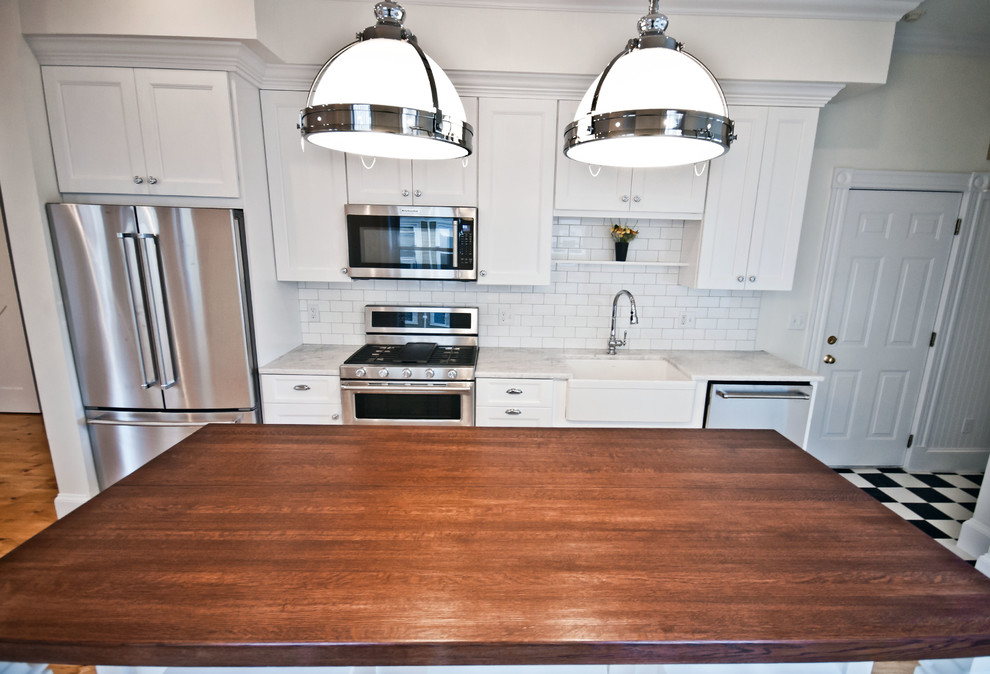 Area IV Revival: Kitchen Island - Traditional - Kitchen - Boston - by ...