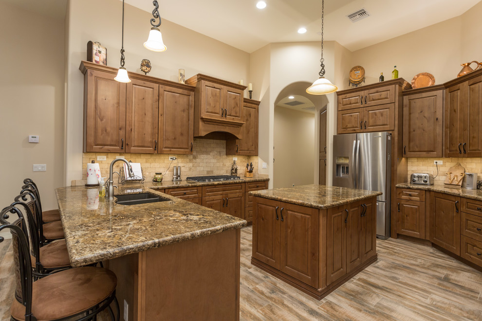 Arizona Farms Rd-Custom Home - Rustic - Kitchen - Phoenix - by Nu Wavz ...