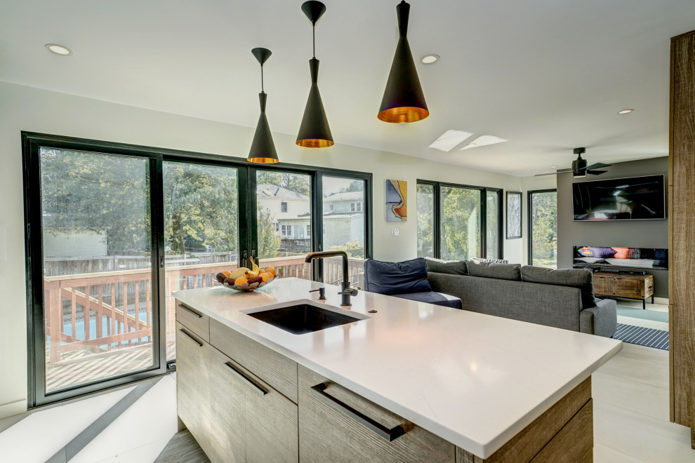 Arlington Ridge Modern Remodel - Contemporary - Kitchen - DC Metro - by ...