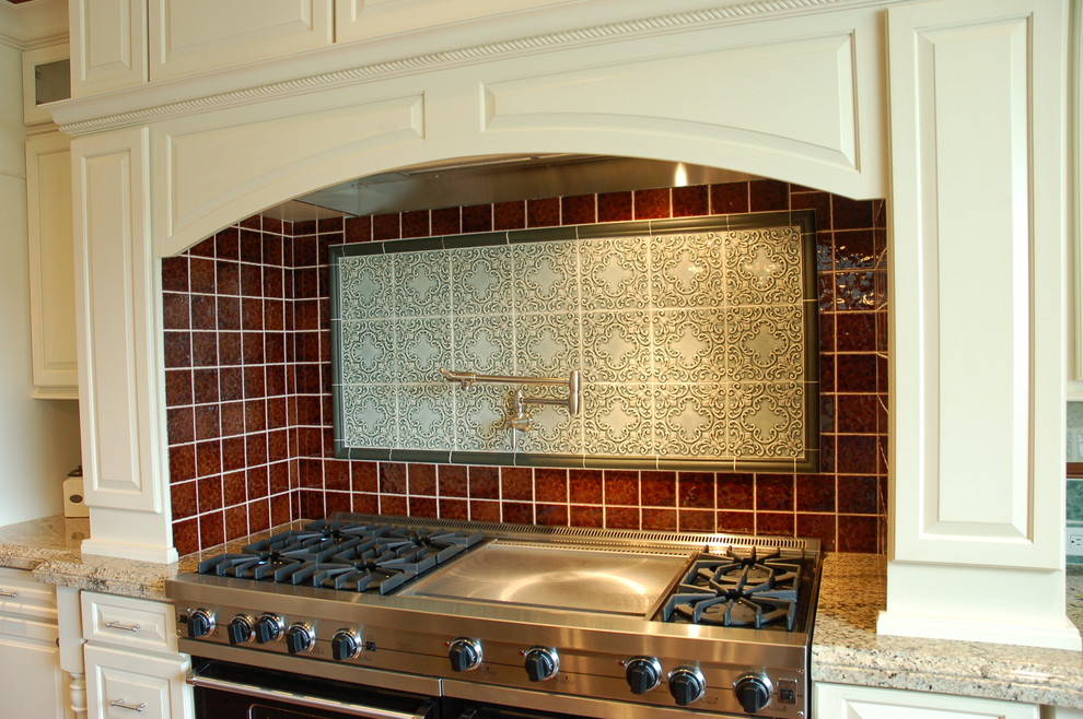 Art Deco Backsplash - Craftsman - Kitchen - New York - by Casa Blanca ...