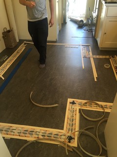 Art Deco - Traditional - Kitchen - Los Angeles - by Crogan Inlay Floors ...