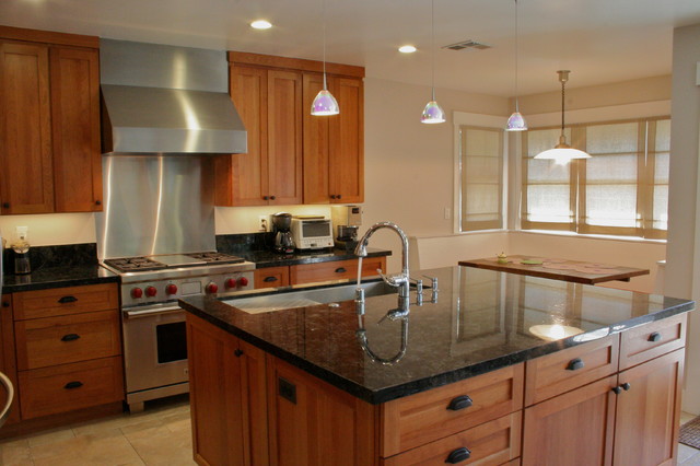 Arts & Crafts Addition & Remodel - Traditional - Kitchen - San ...
