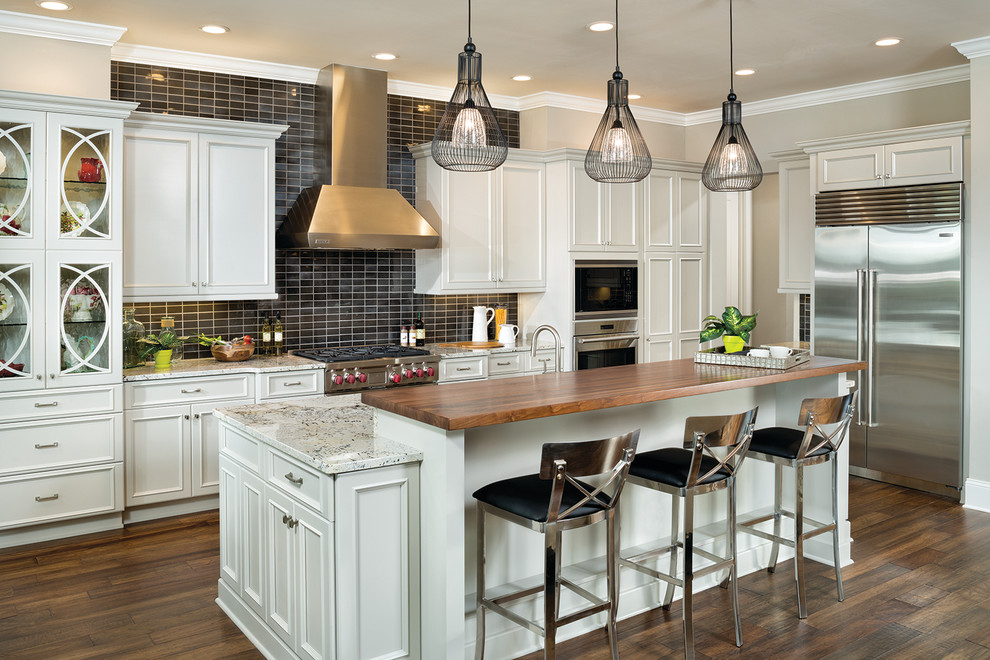 Asheville Model Home Interior Design 1264f - Traditional - Kitchen ...