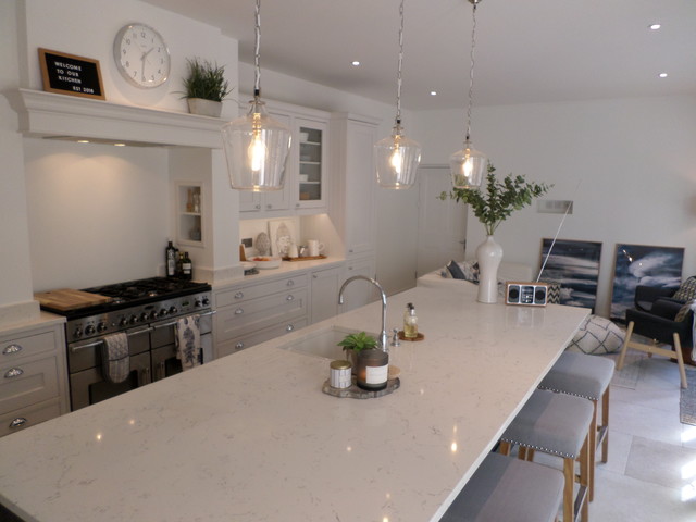 Ashley Ann Caledonia Katrine Painted Farrow and Ball - Modern - Kitchen ...