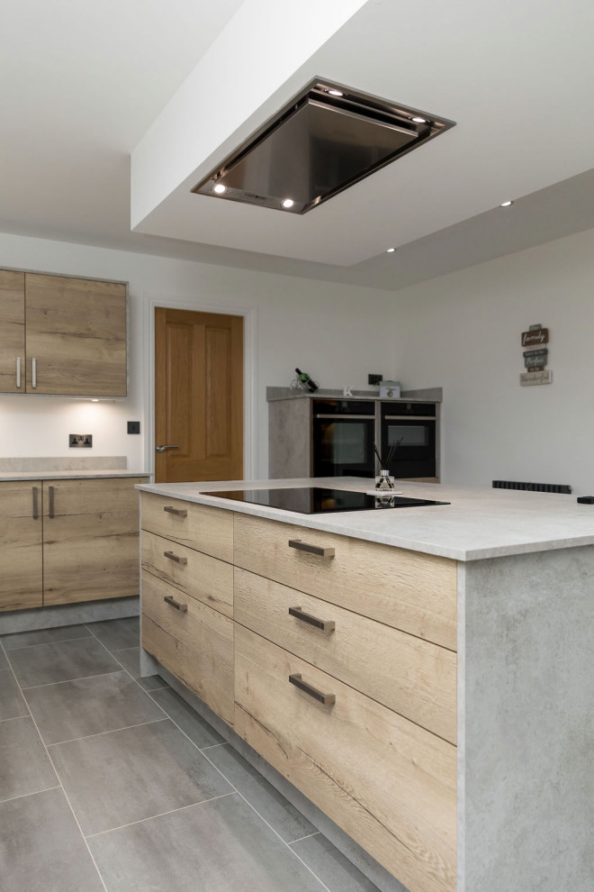 Ashley Ann Fusion Natural Halifax Oak - Modern - Kitchen - Other - by ...
