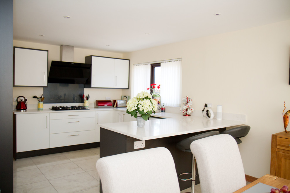 Ashley Ann Premium White & Graphite - Modern - Kitchen - Other - by ...