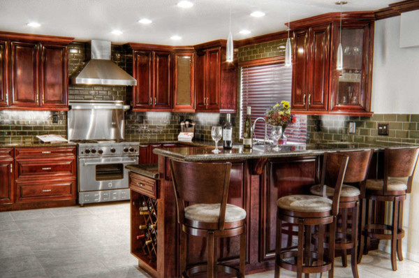 Asian Traditional Kitchen in Oceanside - Modern - Kitchen - San Diego ...