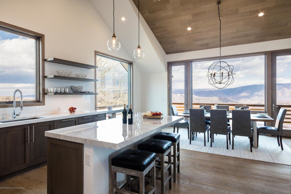 Aspen, Colorado Rustic Modern Home-Cobalt White Oak - Transitional ...