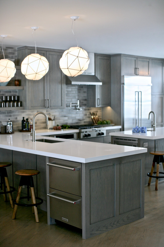 Aspen Ski House - Transitional - Kitchen - New York - by KRID Studio ...