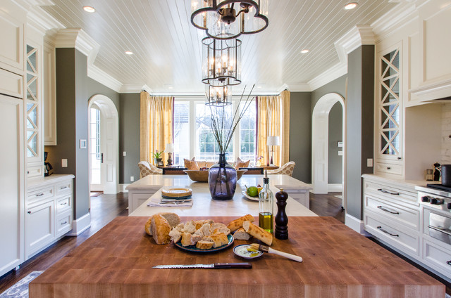 Asymmetrical French Eclectic - Traditional - Kitchen - Nashville - by ...