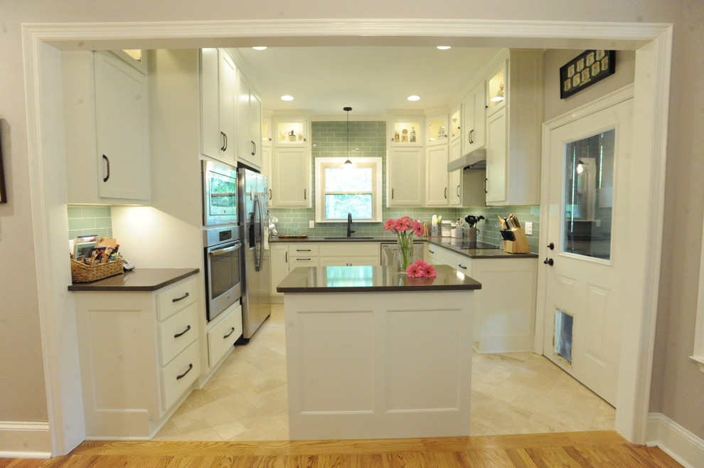 Athens Transitional Kitchen & Dining Remodel - Transitional - Kitchen ...