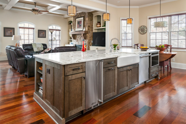 Atlanta Kitchen Renovation and Basement Design - Classique Chic ...