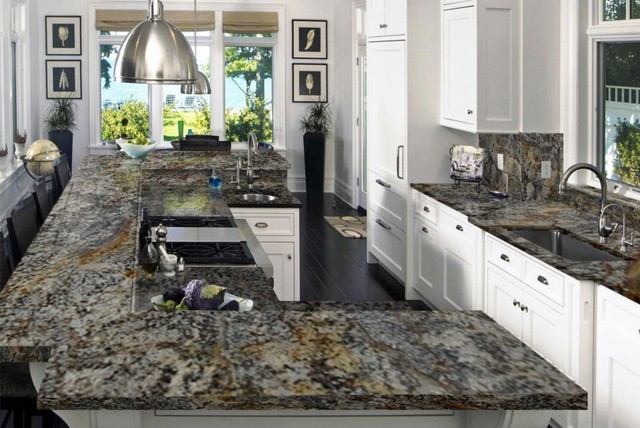 Audax Granite Kitchen - Cocina - Baltimore - de Stone Action | Houzz
