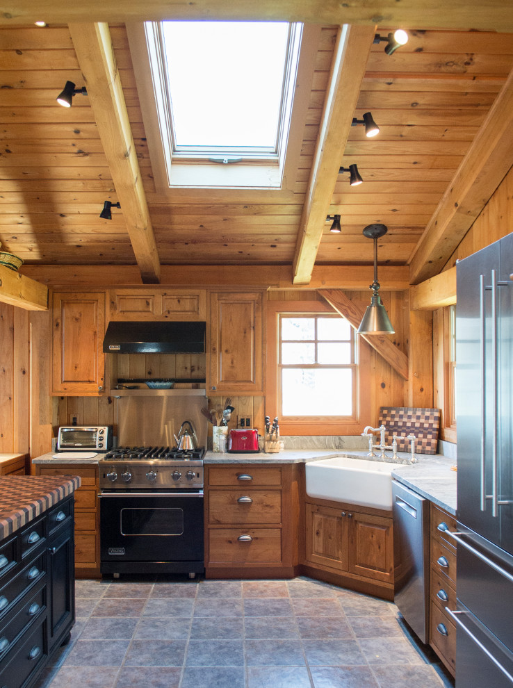 Aurora Vacation Home - Kitchen Skylight - Craftsman - Kitchen - New ...