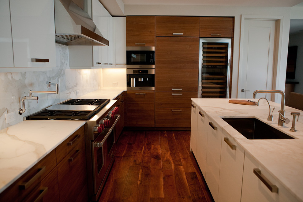 Austin High-Rise Condo 2 | Arete Kitchens - Modern - Kitchen - Austin ...