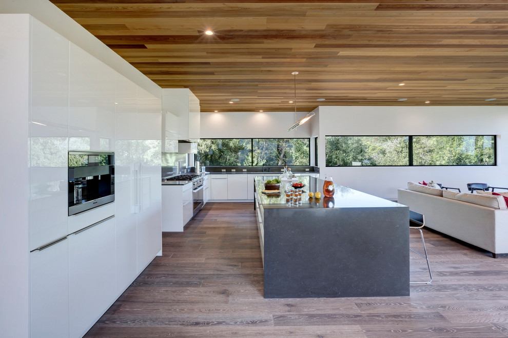 Austin, Texas Modern Home-Alaska White Oak - Modern - Kitchen - Austin ...