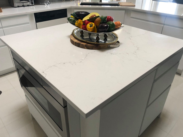 Austin, TX - Misterio Vicostone Quartz Counter Tops and Island ...