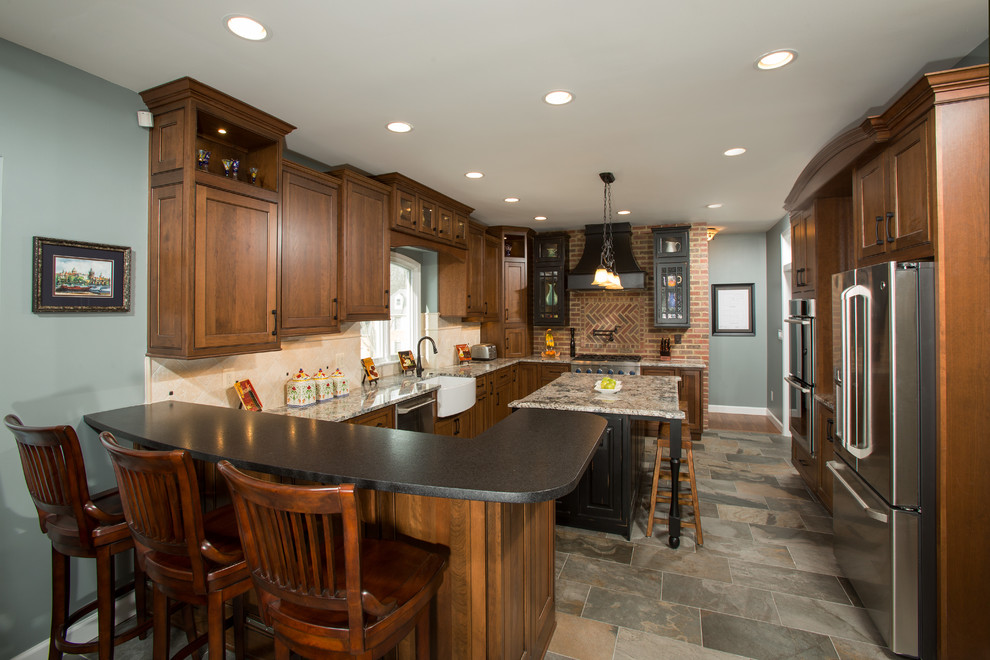 Award Winning American Colonial Kitchen - Rustic - Kitchen - DC Metro ...