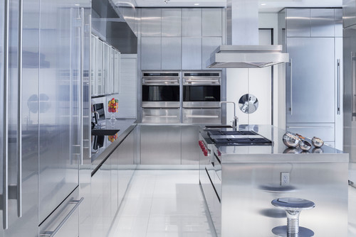 44+ Modern Metal Kitchen Cabinets ( STAINLESS STEEL ) - Cabinets