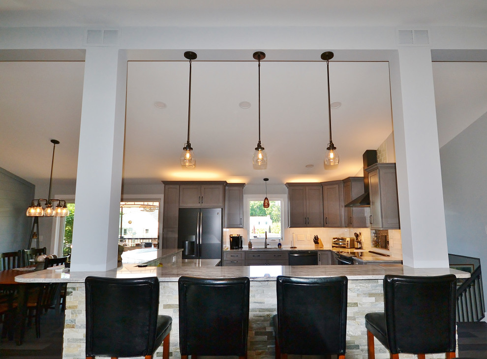 Awesome Norristown PA Bi-level Home Remodel - Transitional - Kitchen ...