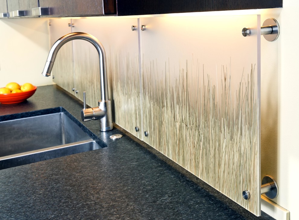Back-Lit Backsplash - Modern - Kitchen - DC Metro - by Landis ...
