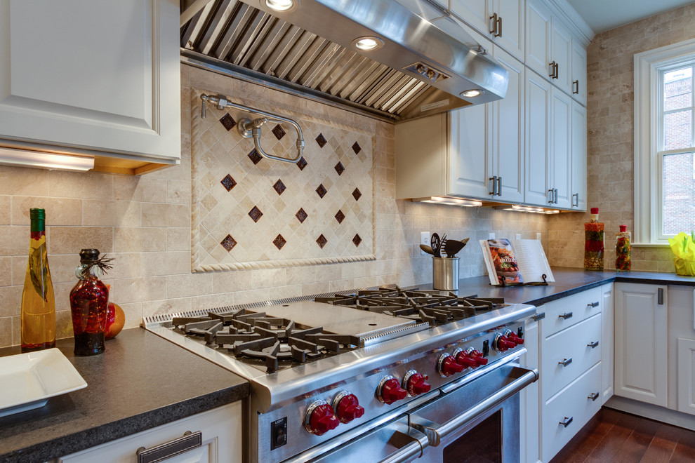 Backsplash over Range stove - Traditional - Kitchen - DC Metro - by ...