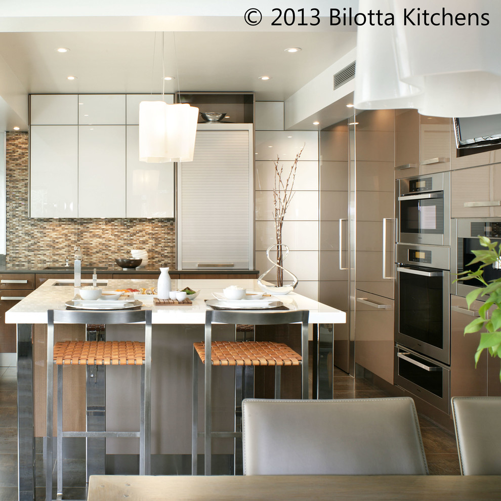Balanced Textures - Contemporary - Kitchen - New York - by Bilotta ...
