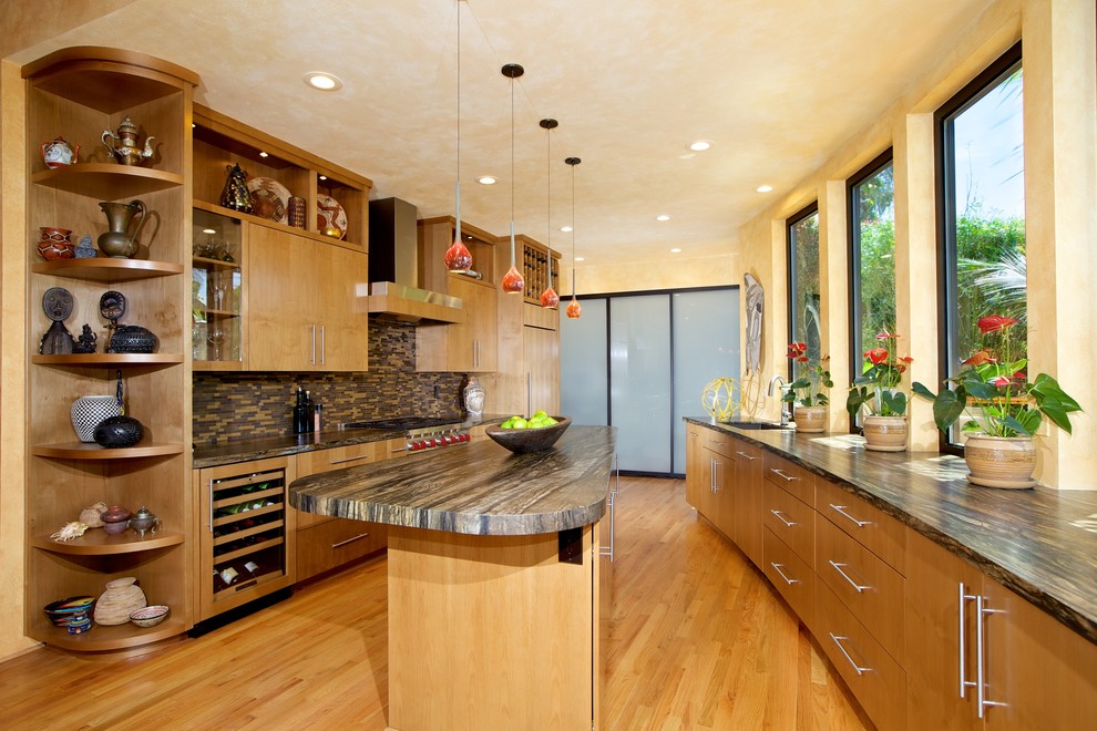 Balinese Kitchen - Tropical - Kitchen - San Diego - by Marrokal Design ...