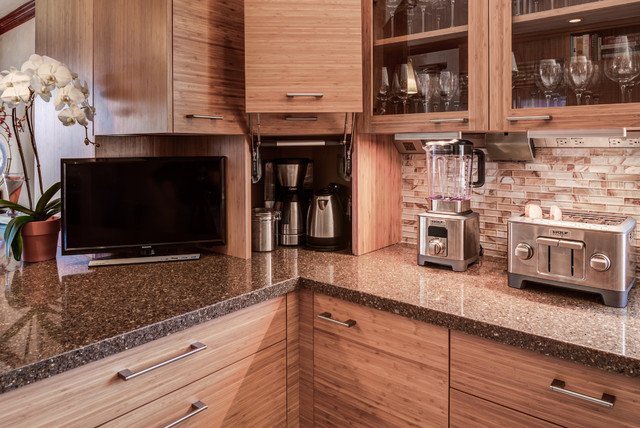 Bamboo Kitchen Designed By Jane Regan - Contemporáneo - Cocina - San ...