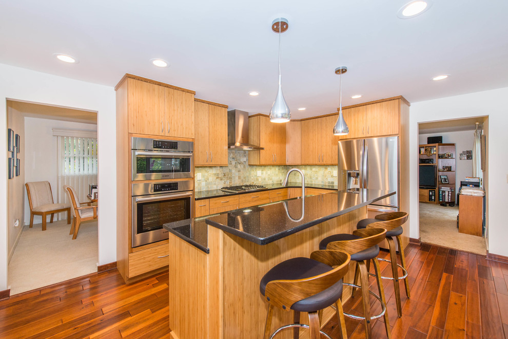 Bamboo Kitchen in Randolph - Modern - Kitchen - New York - by JMC Home ...