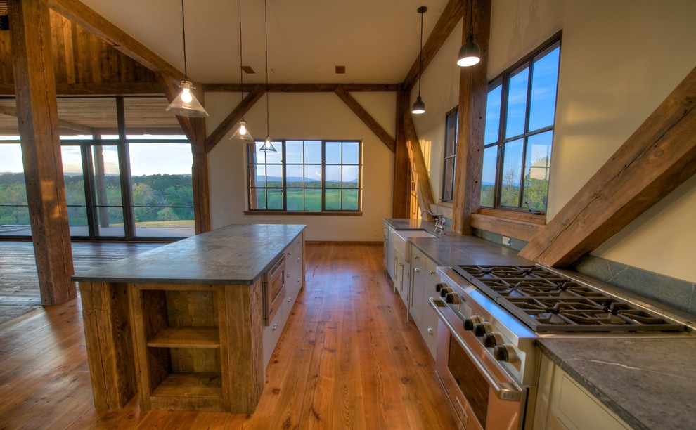 Barn Kitchen - Traditional - Kitchen - Other - by Saine Cabinetry