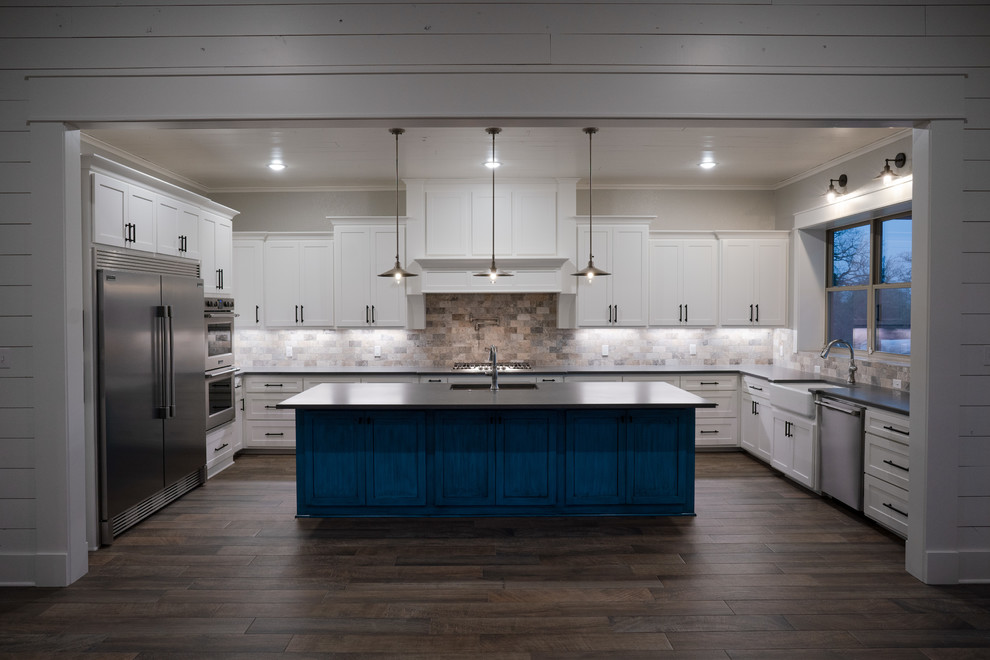 Barndominium - Farmhouse - Kitchen - Dallas - by Jayson Chandler Homes ...
