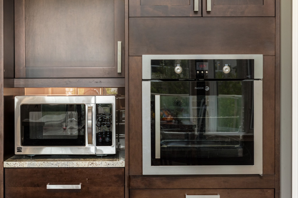 Barrier free kitchen appliance placement - Transitional - Kitchen ...