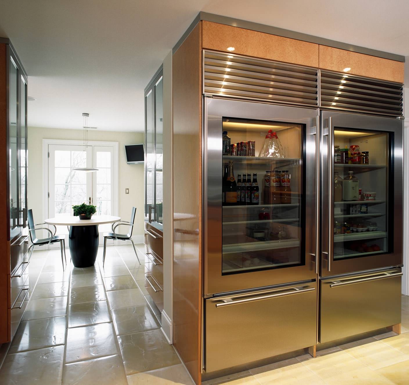 See Through Refrigerators Dare to Go Bare
