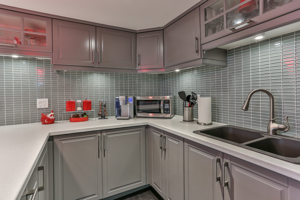 Basement In Law Suite Kitchen - Contemporary - Kitchen - Toronto - by ...
