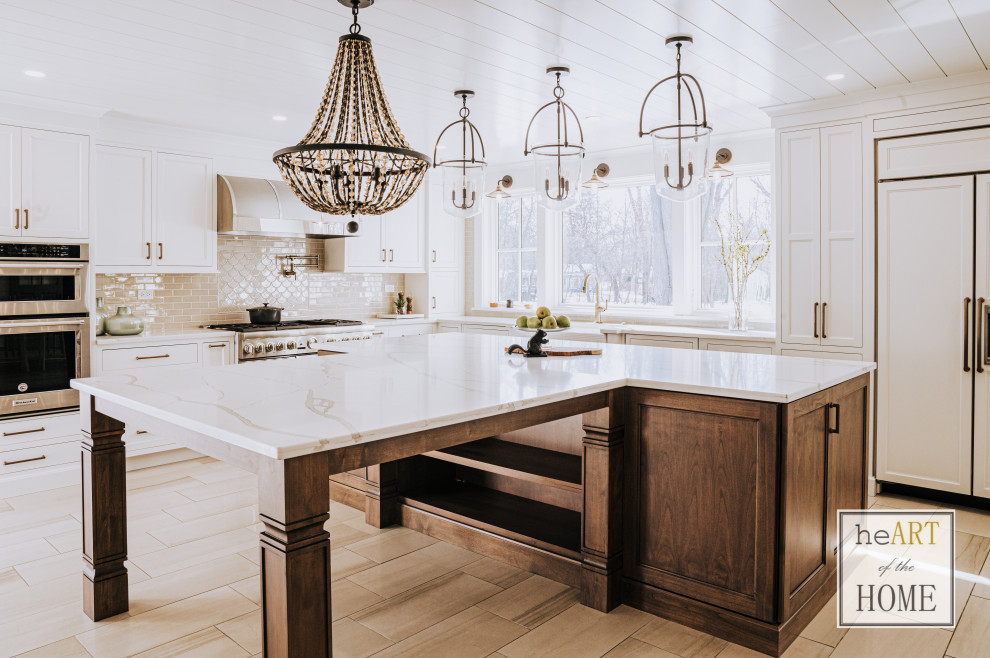 Batavia Ave - Farmhouse - Kitchen - Chicago - by Heart of the Home | Houzz