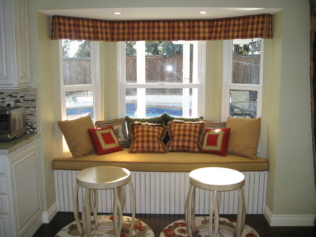 Bay Window Valances - Classique - Cuisine - San Diego - par Home Vogue ...