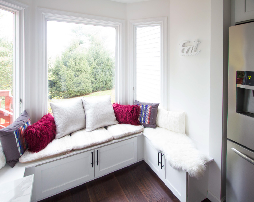 Bay Window with Seating Area - Contemporary - Kitchen - Philadelphia ...