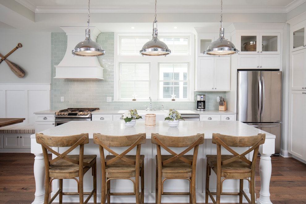 Beach Haven Coastal Cottage - Beach Style - Kitchen - New York - by ...