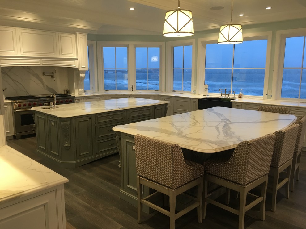 Beach Home - Traditional - Kitchen - Boston - by Architectural Builders ...
