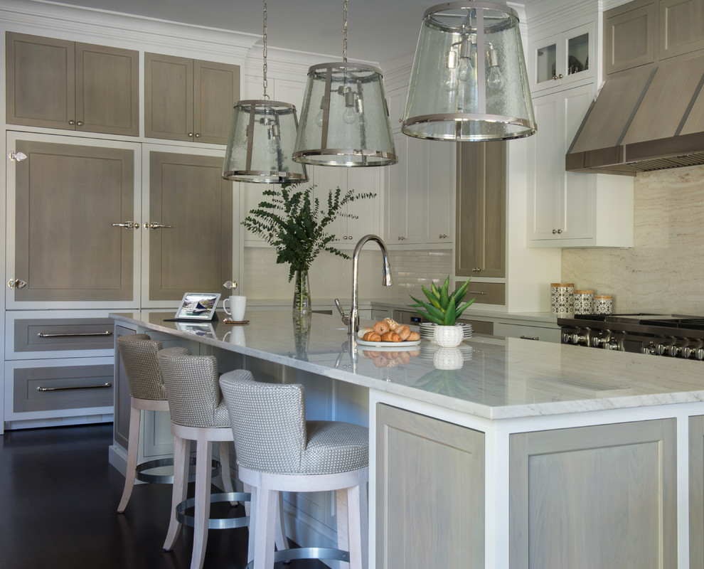 Beachy Suburban Residence - Transitional - Kitchen - New York - by Mark ...