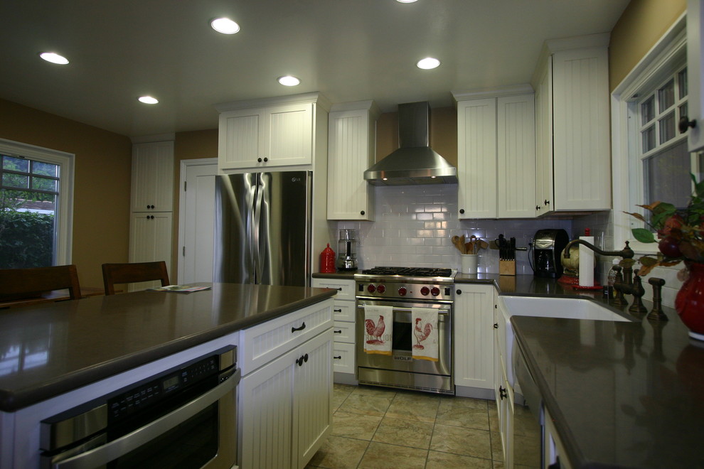 beadboard kitchen - Craftsman - Kitchen - Los Angeles - by South Bay ...