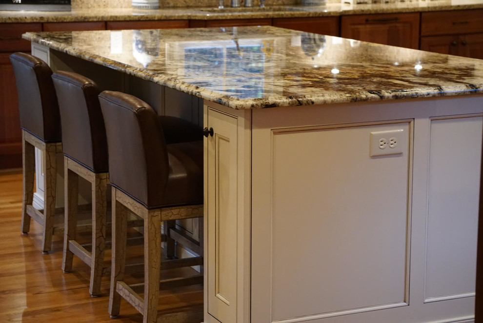 Beaded Inset Kitchen Remodel - Kitchen - Raleigh - by Carolina Cabinet ...