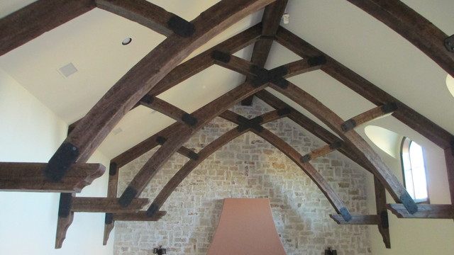 Beams & Trusses - Traditional - Kitchen - Dallas - by Green Valley Beam ...