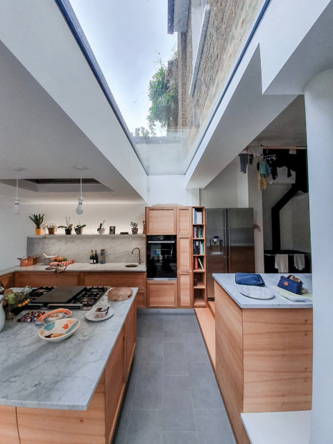 Beautiful kitchen rooflight - Modern - Kitchen - West Midlands - by ...