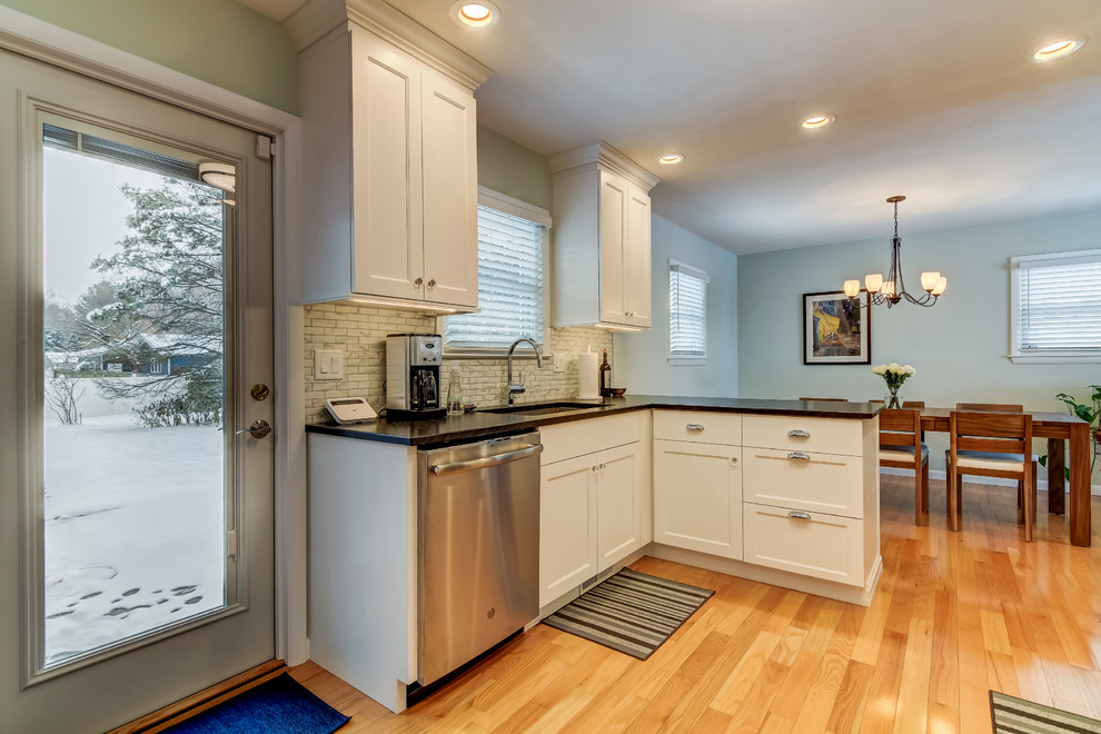 Beautiful Minimalist Style Kitchen in Springfield - Transitional ...