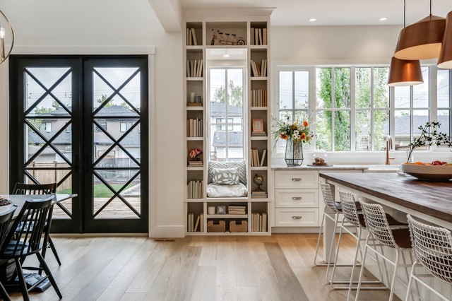 Beautiful Modern Farmhouse Kitchen - Country - Kitchen - Calgary - by ...